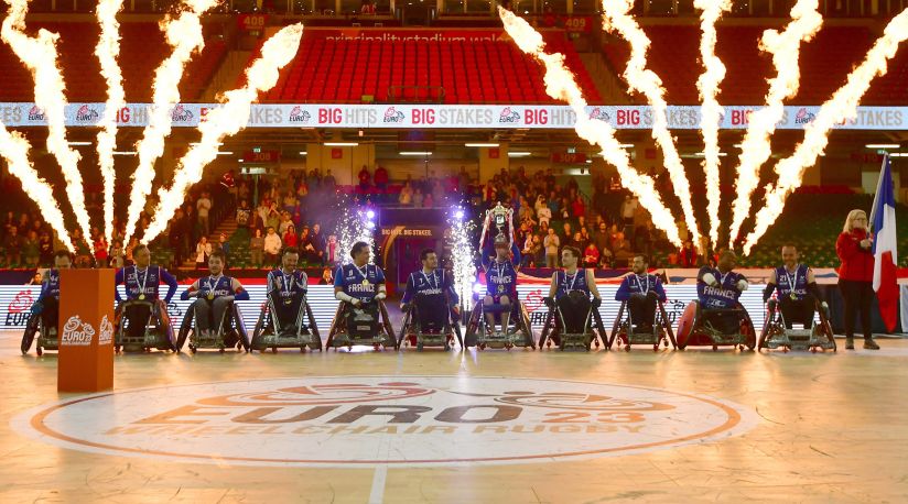 France's wheelchair rugby team retains its European Champion title ...
