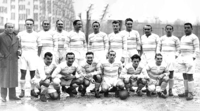 Once upon a time... the pioneers of the French national rugby team ...